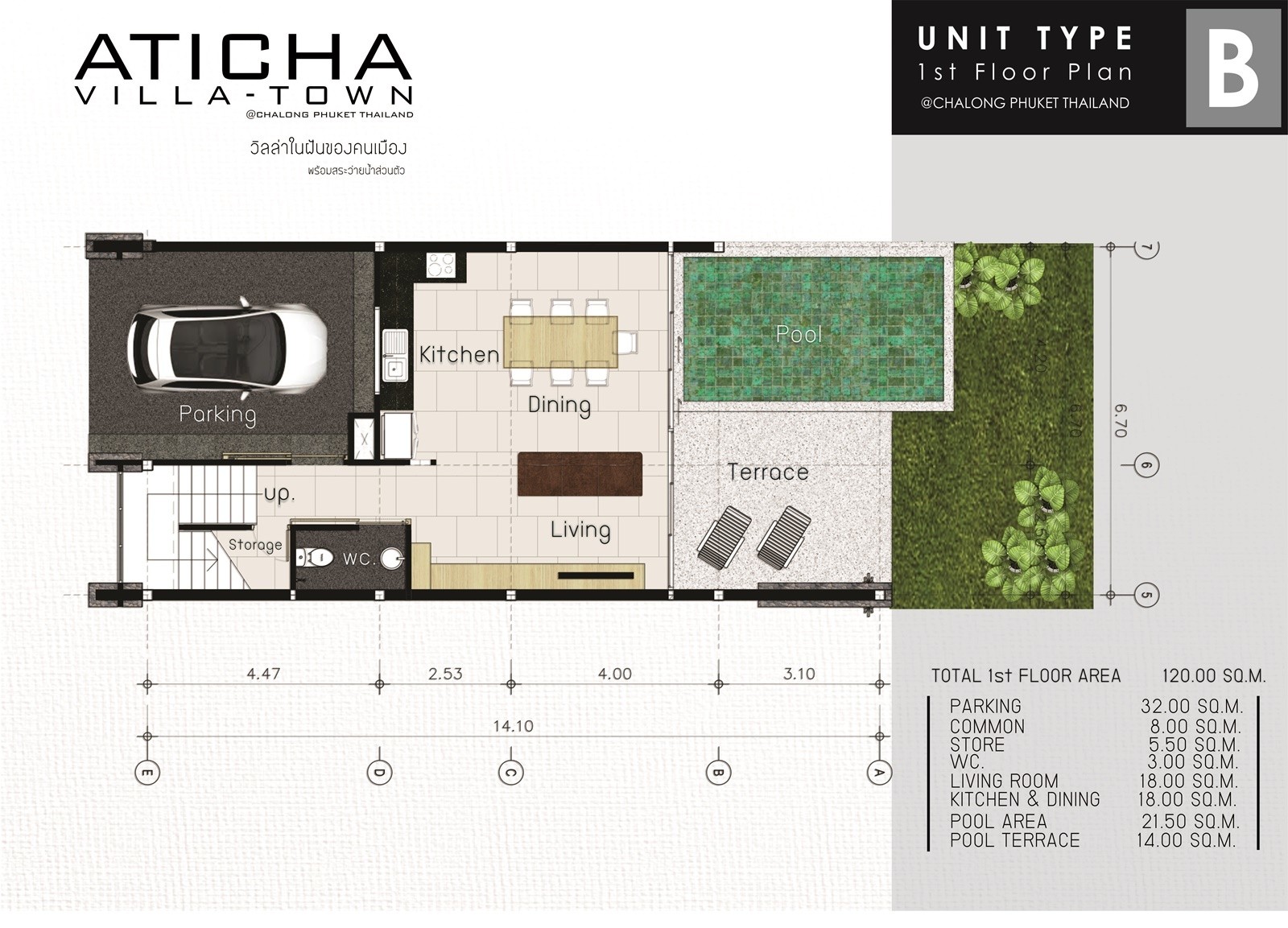 Aticha Villa-Town- Condo in Mueang Phuket | Hipflat
