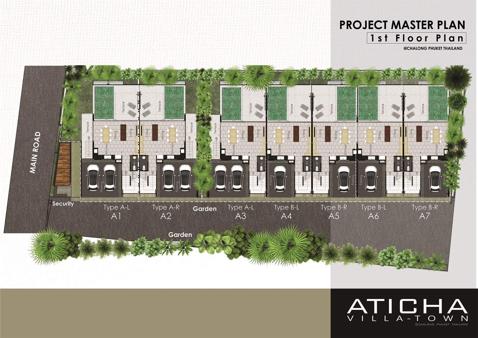 Aticha Villa-Town- Condo in Mueang Phuket | Hipflat