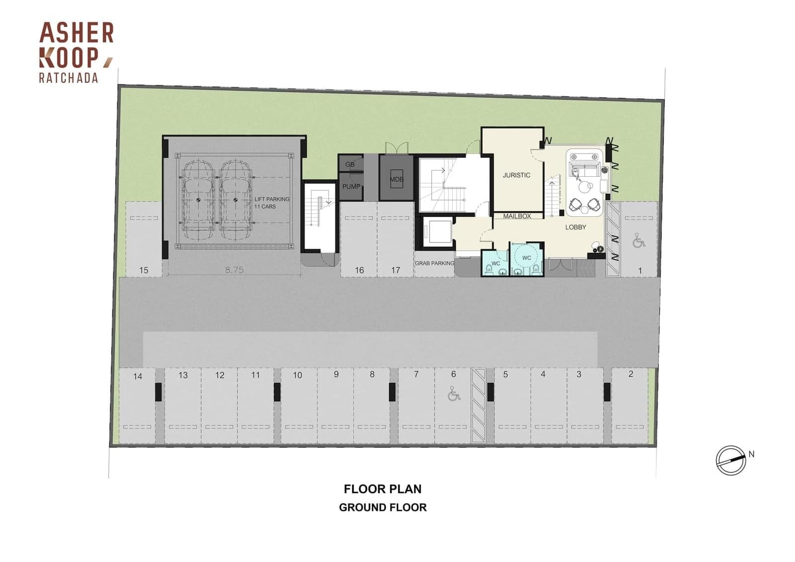 Asher Koop Ratchada (แอชเชอร์ คูฟ รัชดา) - คอนโดมิเนียม ใน ห้วยขวาง | Hipflat