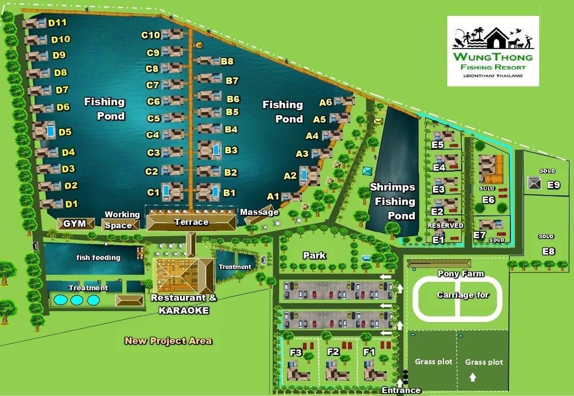 Wungthong Fishing Resort - Condo in Mueang Udon Thani | Hipflat