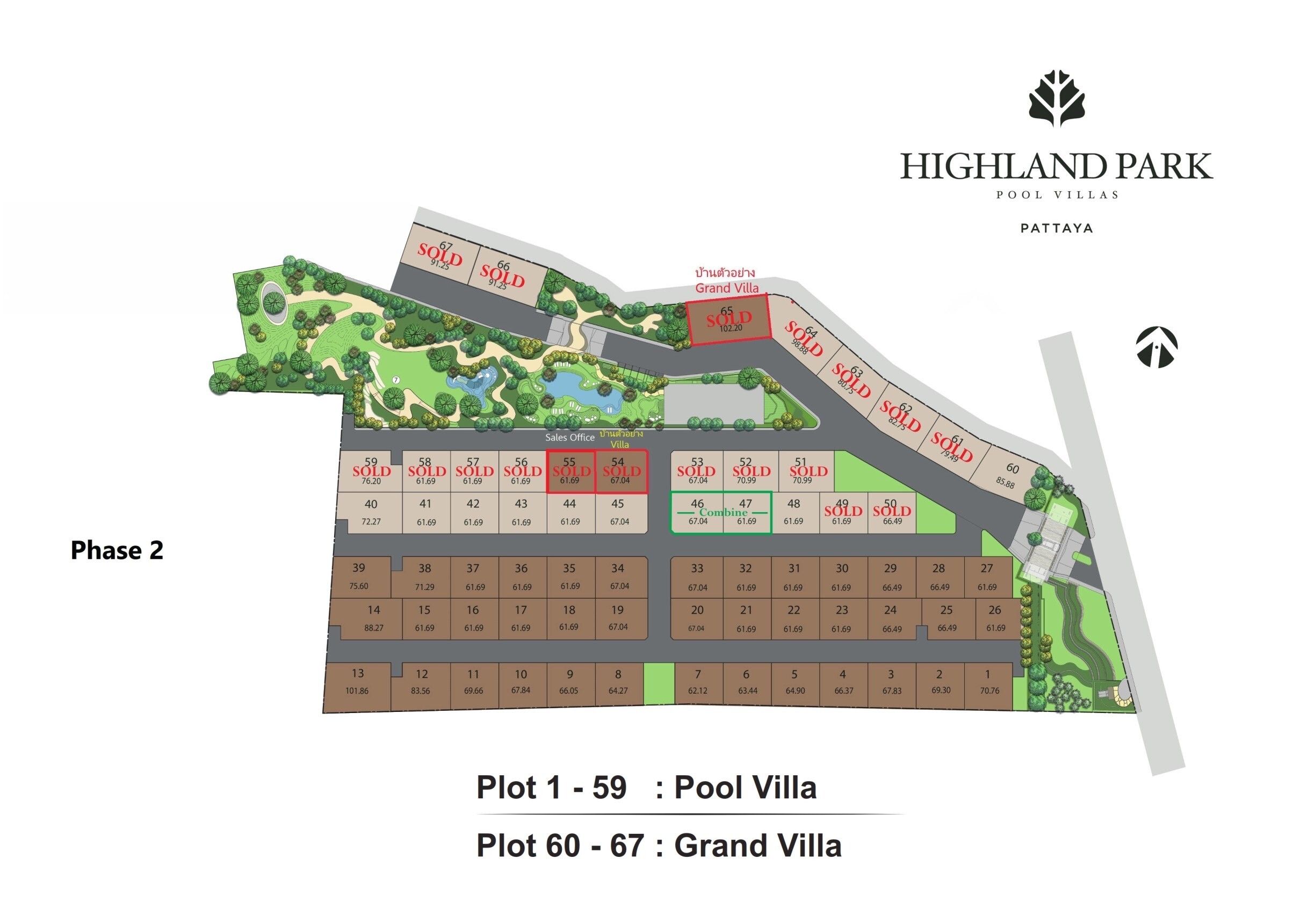 Highland Park Pool Villas Pattaya- Condo in Bang Lamung | Hipflat