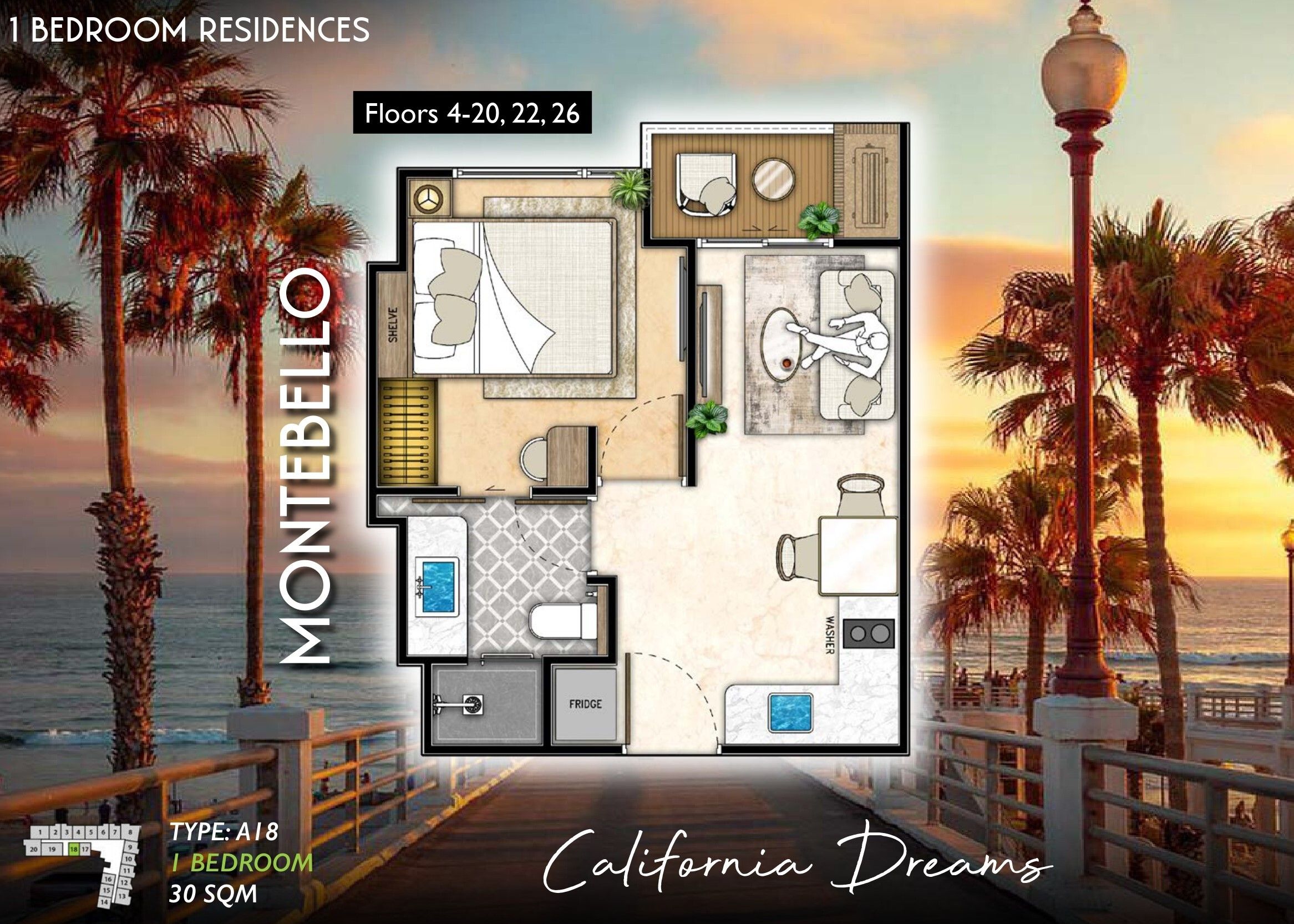 The Riviera Santa Monica- Condo in Bang Lamung | Hipflat